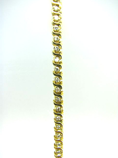 14KT Yellow Gold Diamond Tennis Bracelet | Koosh Jewelers